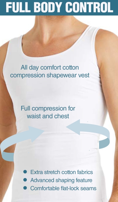 Chest & Tummy Slimming Compression Vest