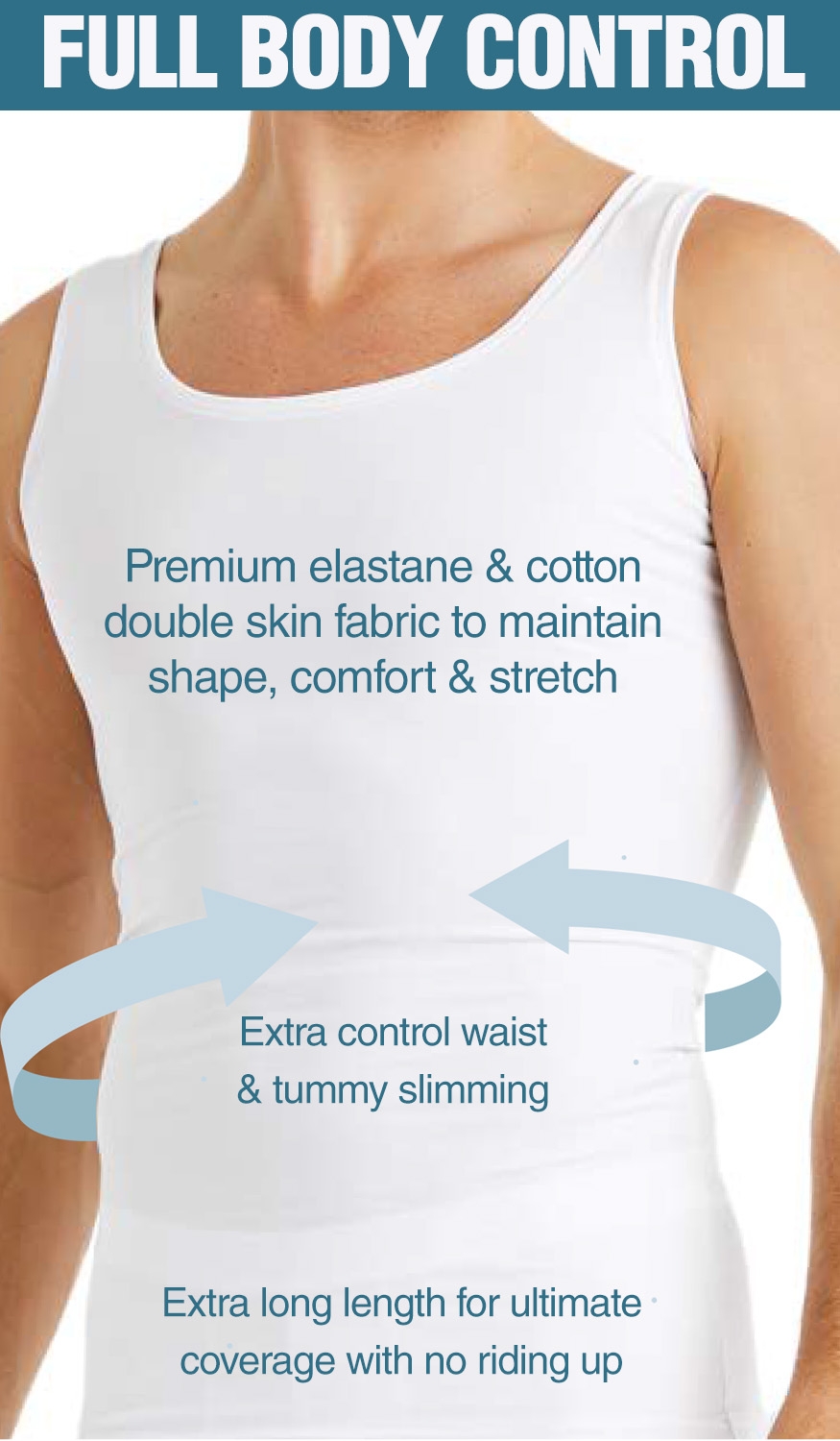 Chest & Tummy Slimming Compression Vest